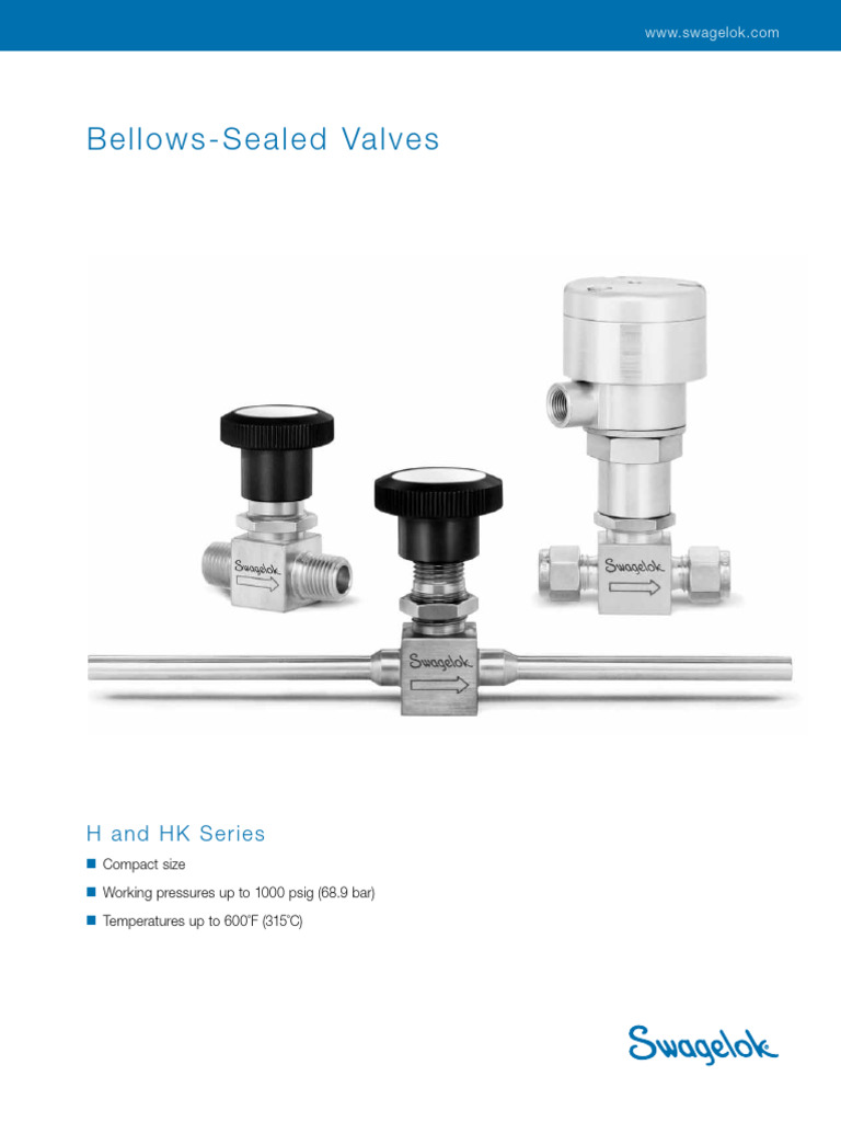 High Pressure Bellows Stop Valves | PDF | Valve | Leak