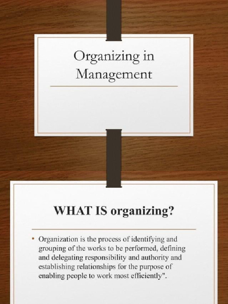 Organizing | PDF