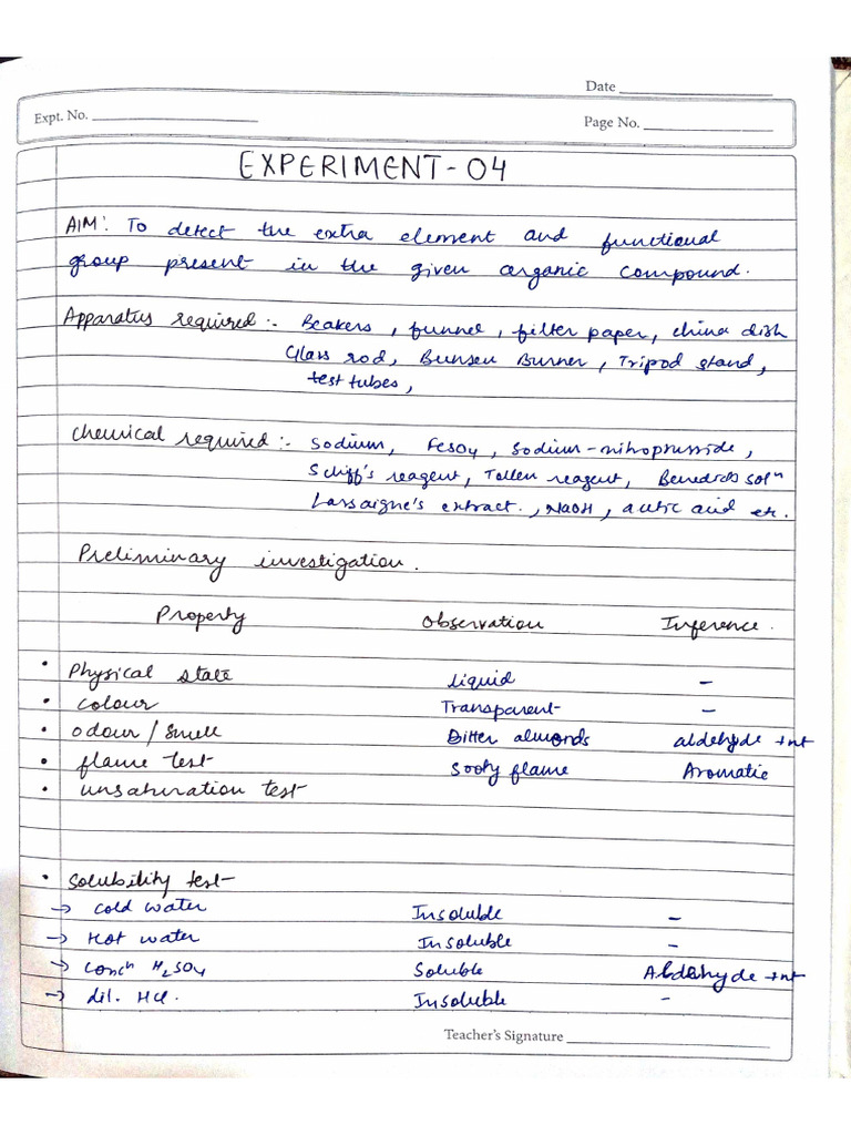Chemistry Exp 4 | PDF