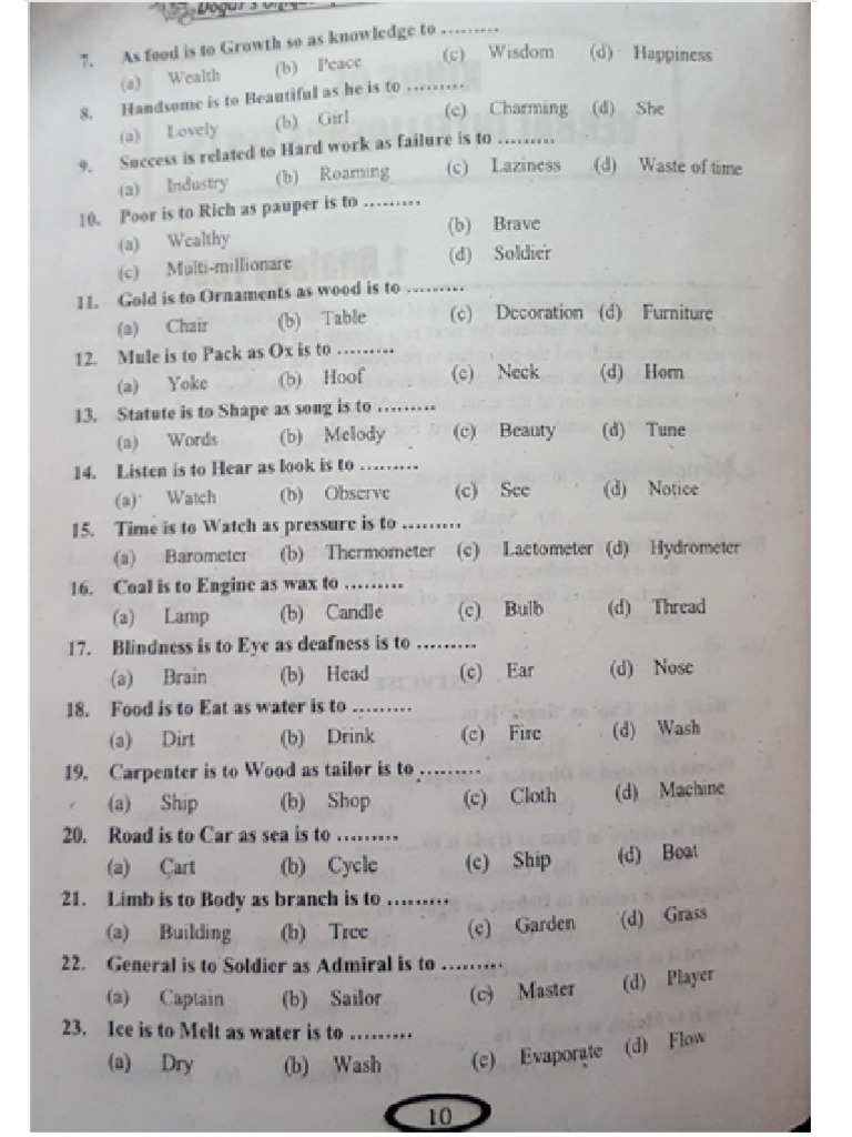 Iq Test-1 | PDF
