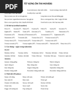 Cambridge Movers Word List | PDF