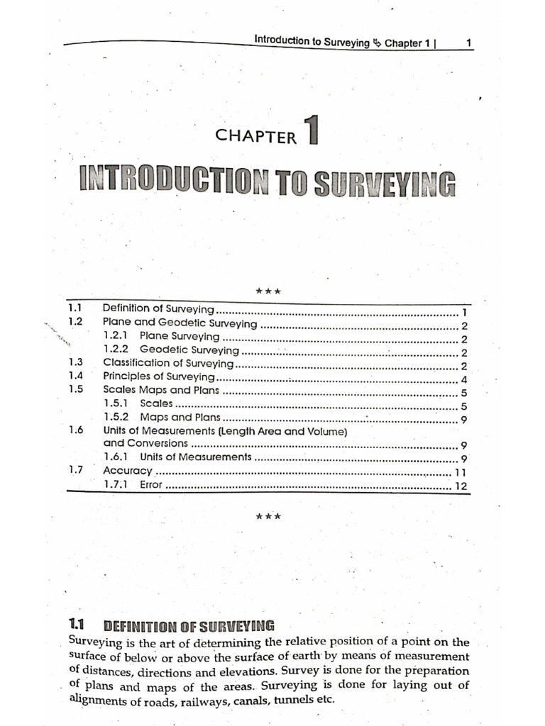 Surveying I | PDF