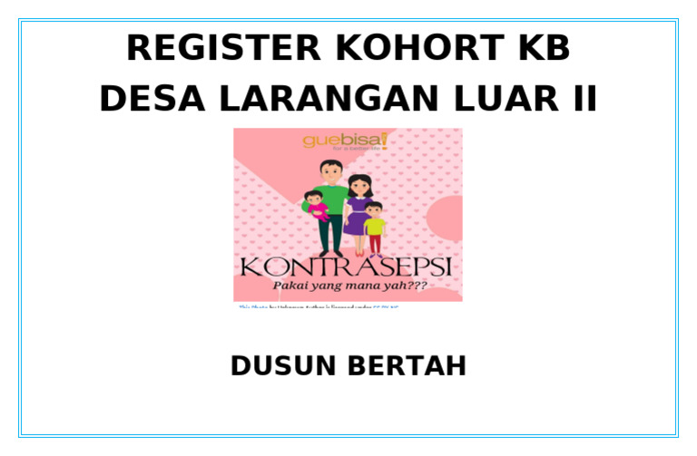 Register Kohort KB | PDF