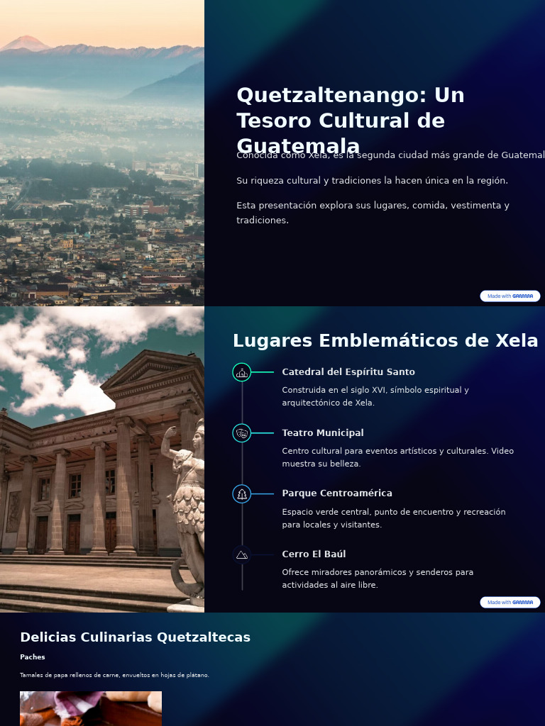 Quetzaltenango Un Tesoro Cultural de Guatemala | PDF