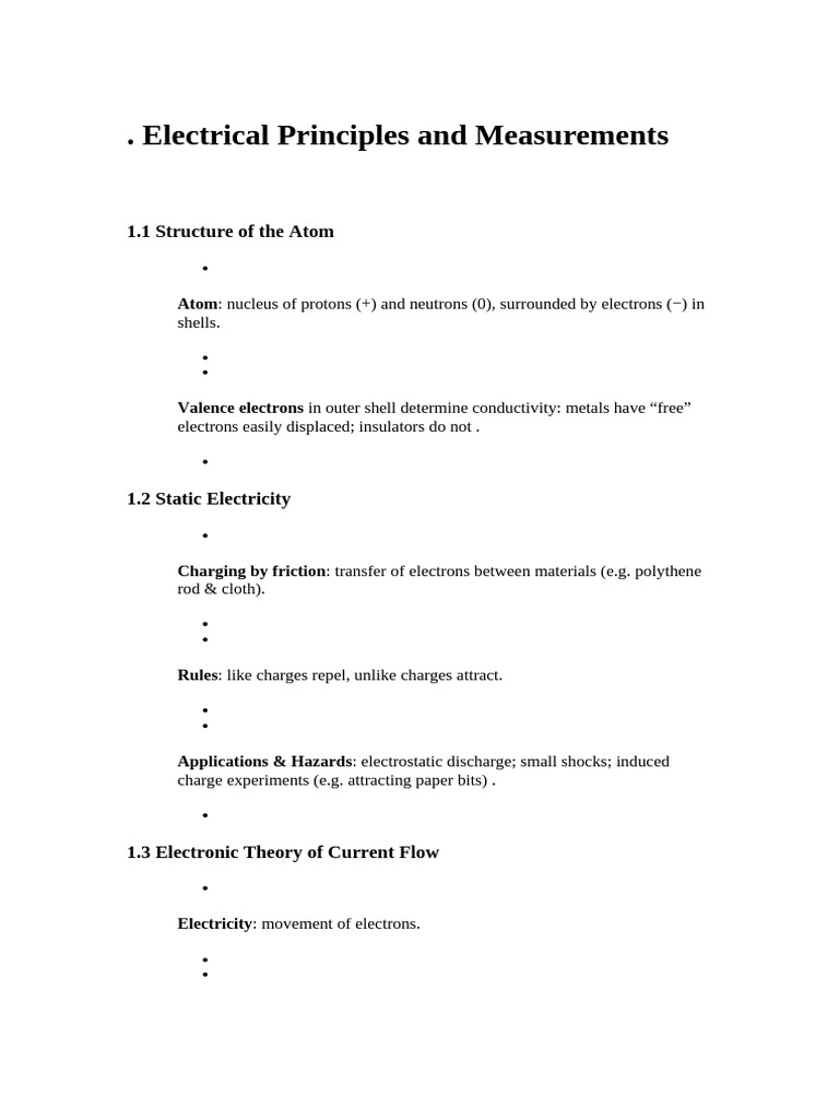 CXC EET In-Depth Info Handout | PDF | Electric Motor | Rectifier