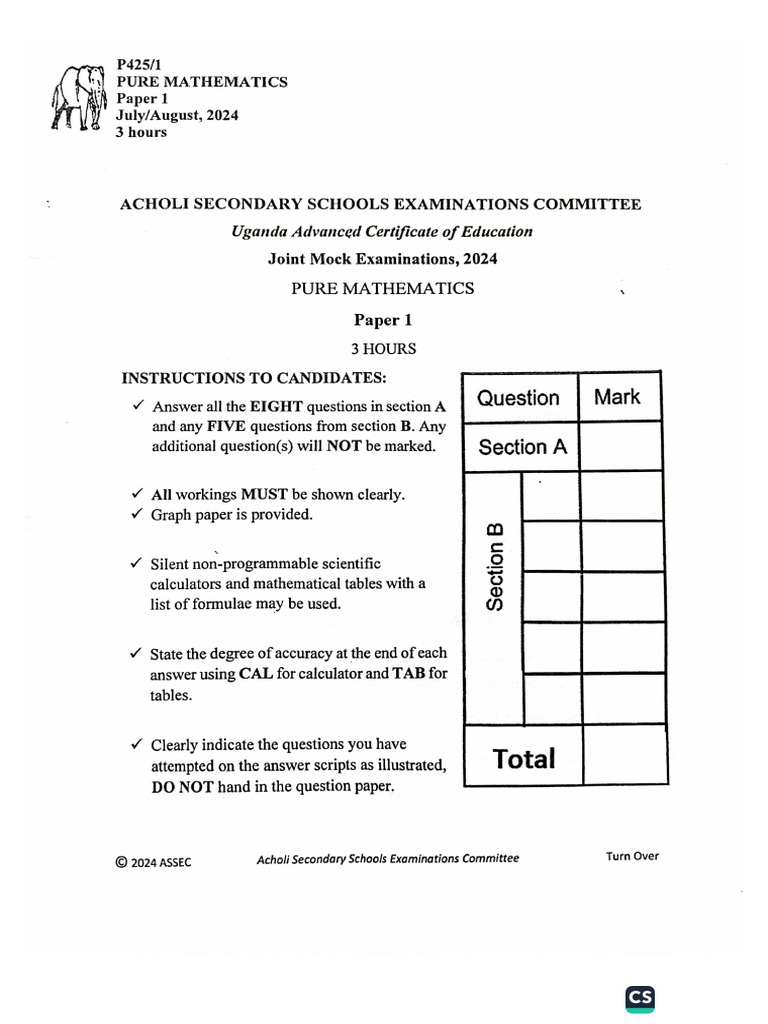 Assec MTC1 2024 | PDF