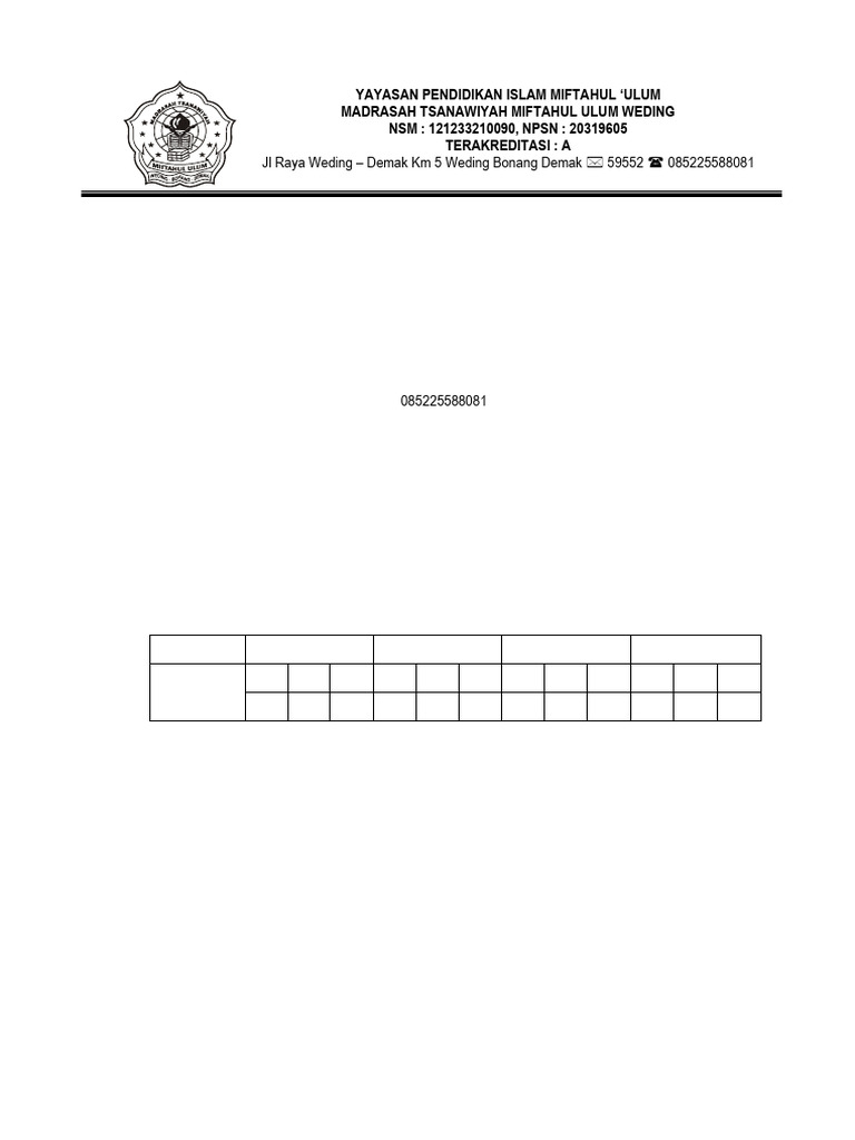 Lampiran 1-Komplit | PDF