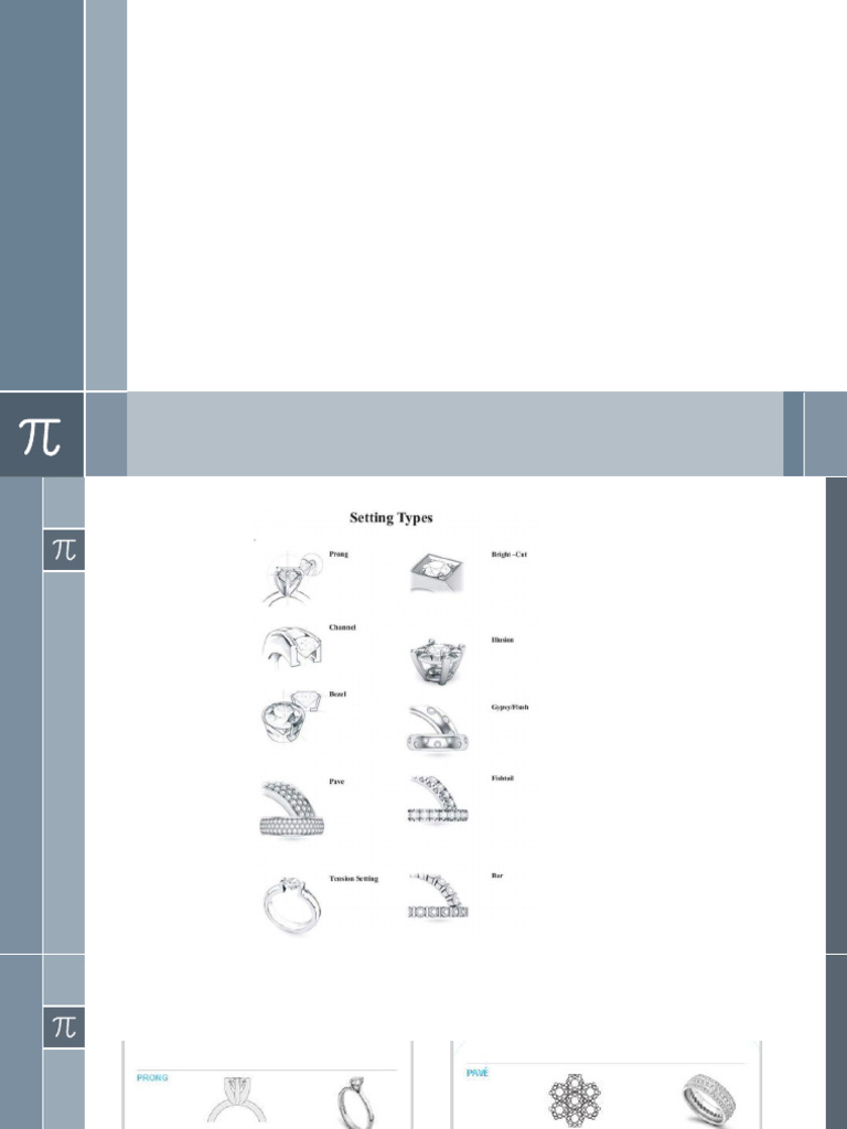 Jewelry Setting Types | PDF