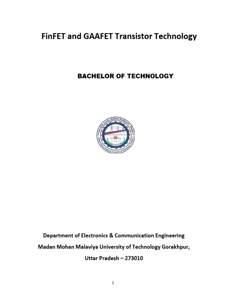 Finfet and Gaafet Transistor Technology | PDF | Field Effect Transistor ...