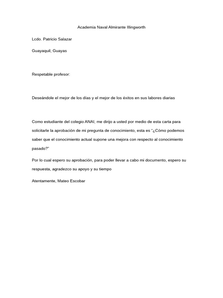 Solicitud de Apro | PDF