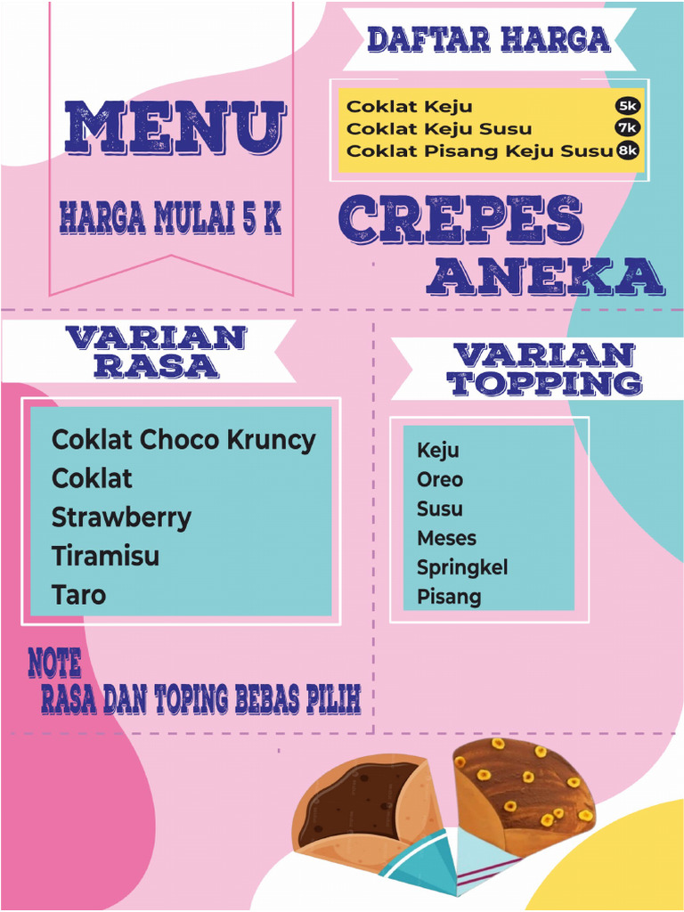Template Menu Jualan | PDF