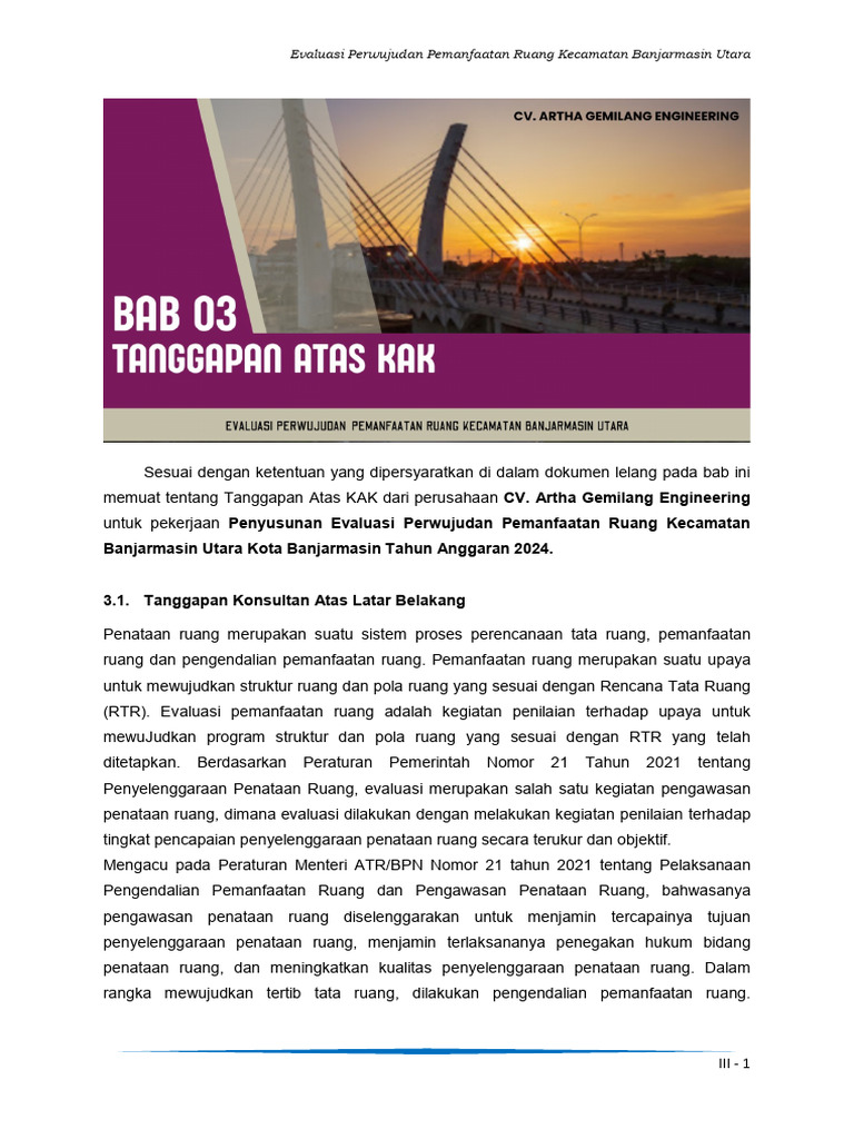 Bab 3 Tanggapan Kak | PDF