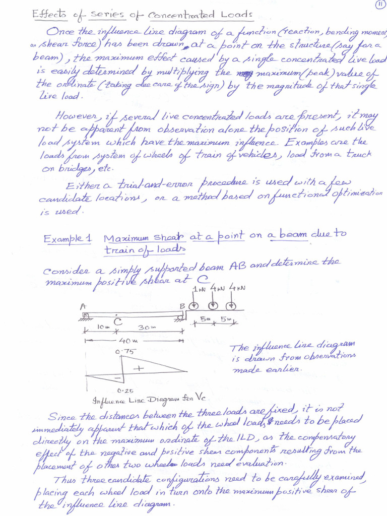 Influence Line Module 3 | PDF
