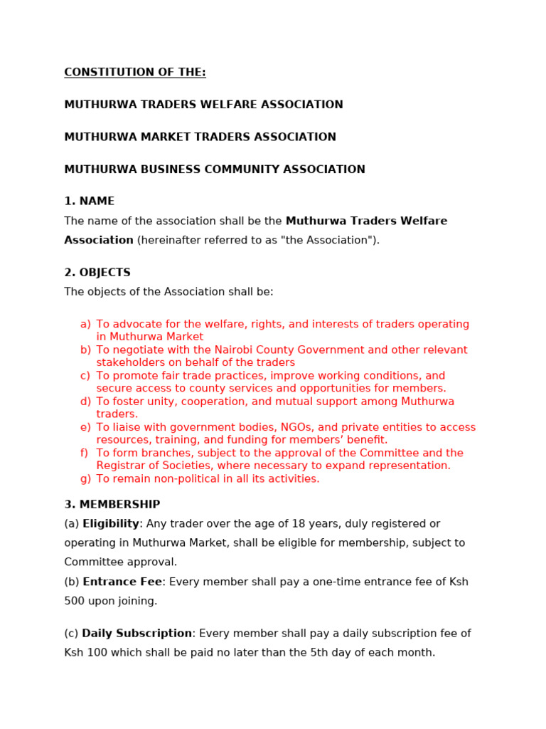 Draft Constitution Mta | PDF | Supermajority | Committee