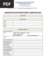 OM Foundation Application Form | PDF | Nonprofit Organization