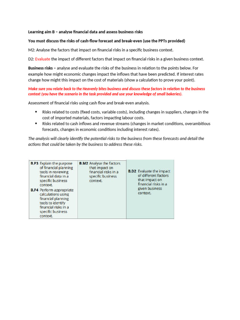Unit 3 - Learning Aim B T2 | PDF