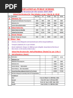 Fees Structure 2025-26 | PDF