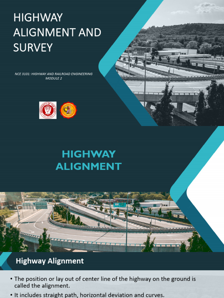 Module 2 Highway Alignment and Survey | PDF | Surveying | Road