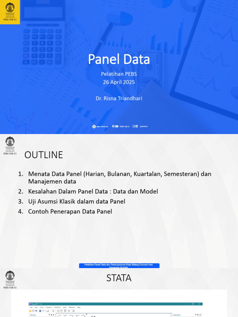 Materi Panel Data Dan Penerapannya Pada Bidang Ekonomi Dan Keuangan ...