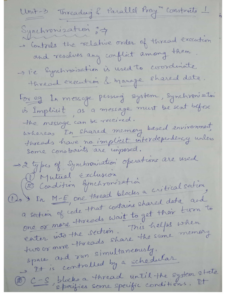 Unit-3 Multicore Architecture | PDF