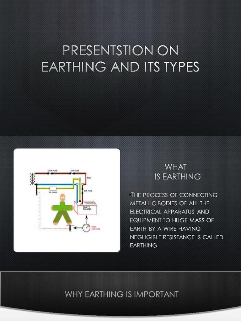 Importance and Methods of Earthing | PDF