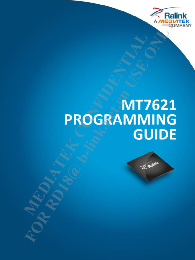 MT7621 ProgrammingGuide Preliminary Platform | PDF | Cpu Cache | Computer Data Storage
