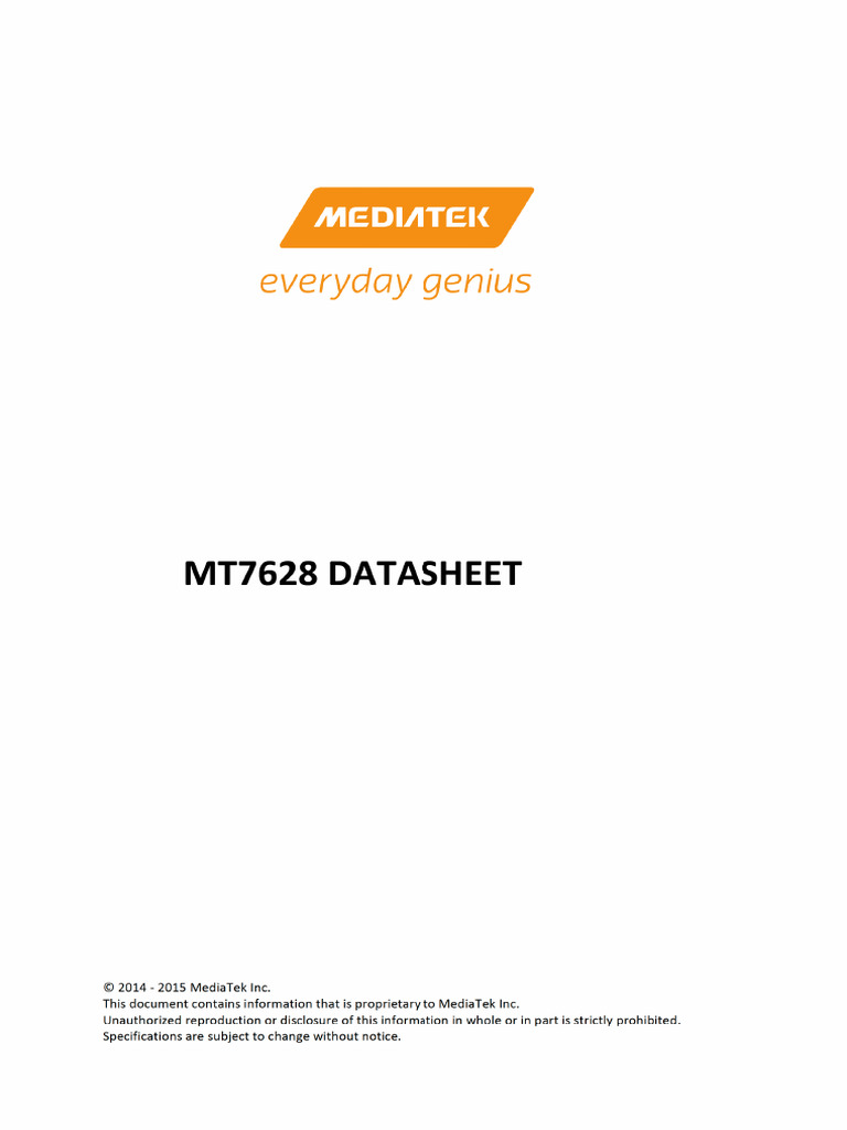 MT7628 Datasheet Free | PDF