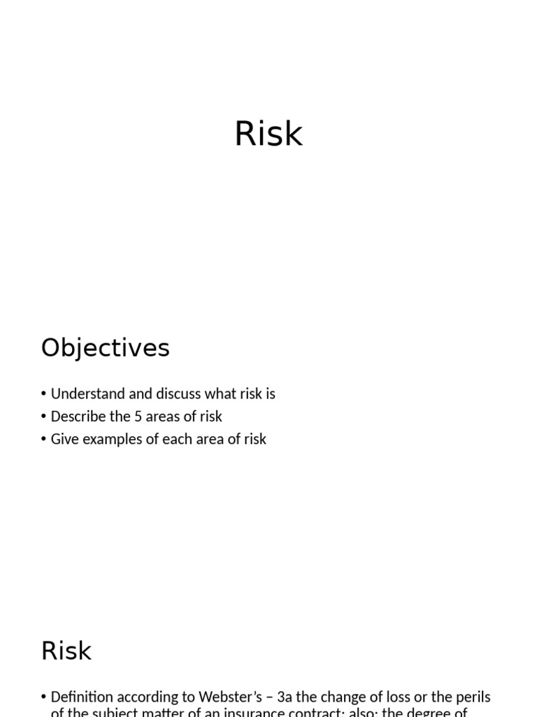 Risk | PDF