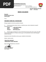 Contoh Memo Dalaman | PDF