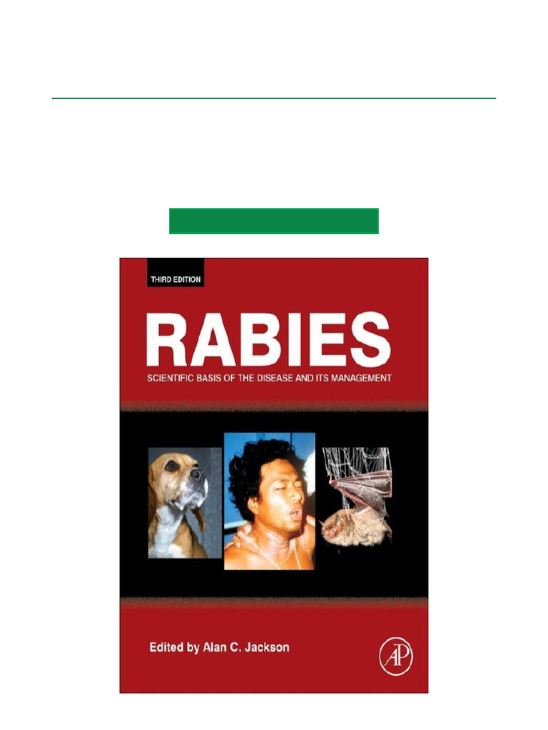 New Release Rabies Scientific Basis of The Disease and Its Management ...