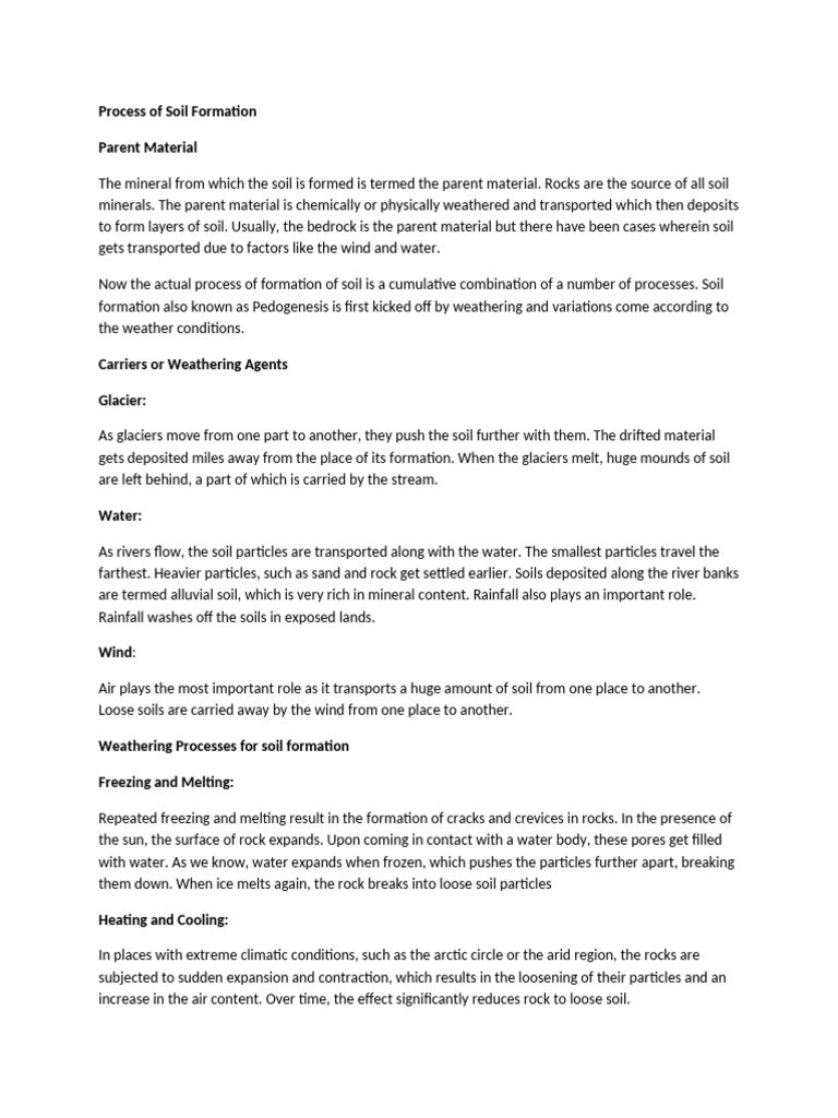 Soil Formation and Conservation | PDF | Soil | Soil Fertility