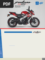 Pulsar N250 | PDF | Sistema de freno antibloqueo | Neumático