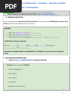 Effervescent Tablet Reaction Study | PDF | Experiment | Chemical Reactions