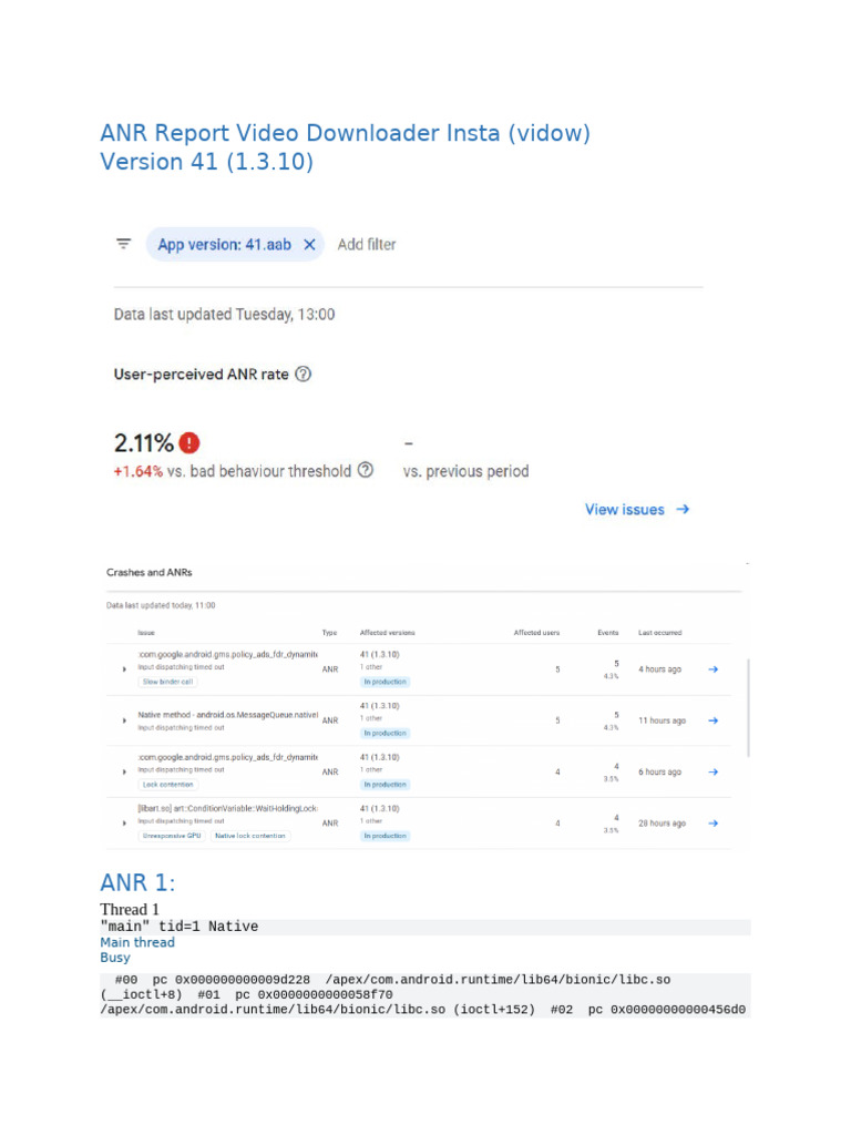 ANR - Insta DWNLDR | PDF | Java (Programming Language) | Computer ...