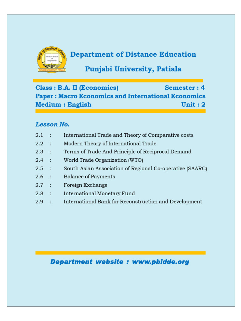 BA 2 Economics S4 U2 E | PDF | Labour Economics | Economics