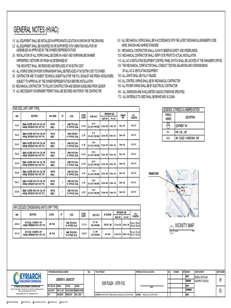 HVAC Installation General Notes | PDF | Ventilation (Architecture ...