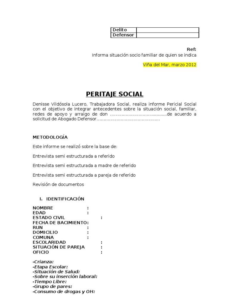 Formato Informe Pericial