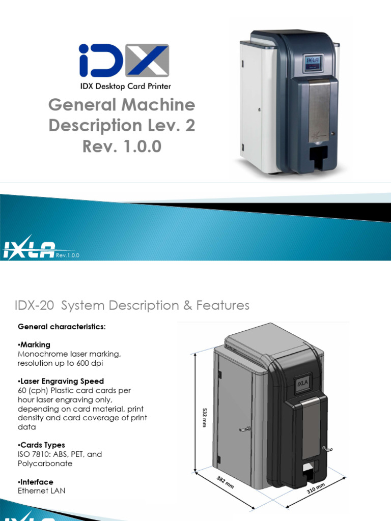 General Machine Description | PDF | Laser | Equipment