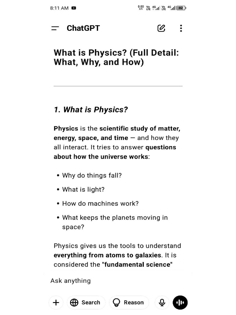 What Is Physics (What, Why and How) | PDF