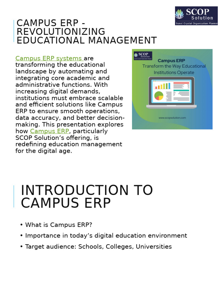 Campus ERP | PDF