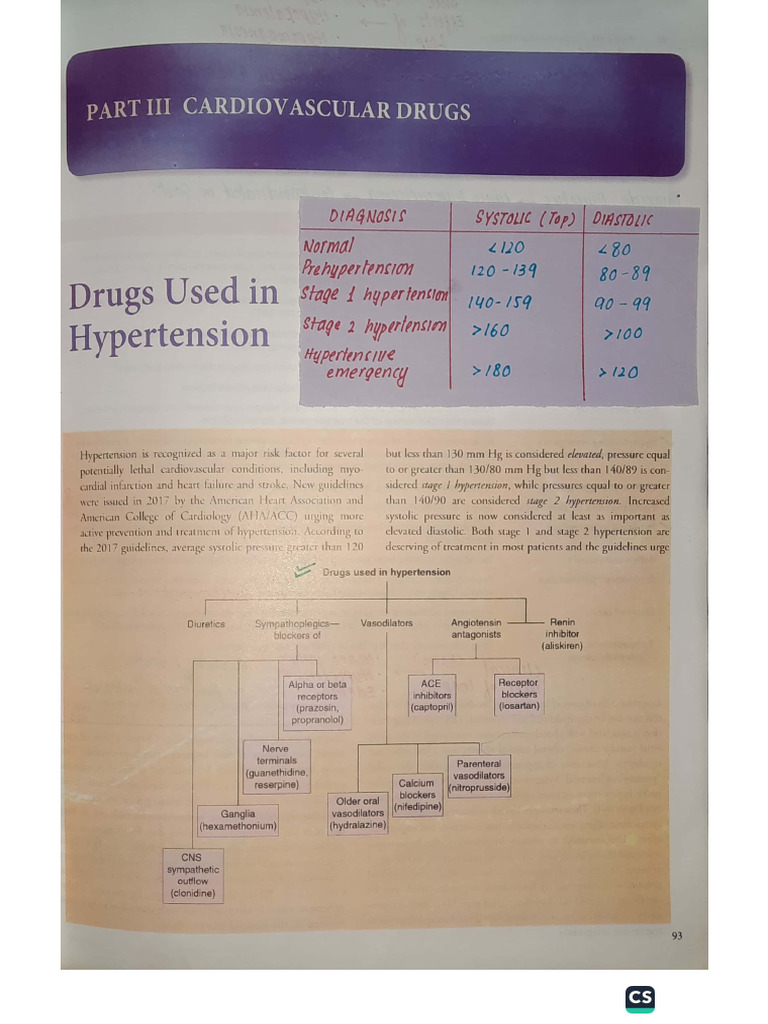 CVS Pharmacology Shortlisting by Rabiya.T (The Mavens) | PDF