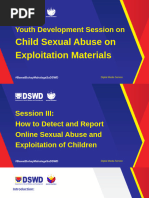 Grades 9 To 10 Anti - OSAEC and CSAEM Session | PDF