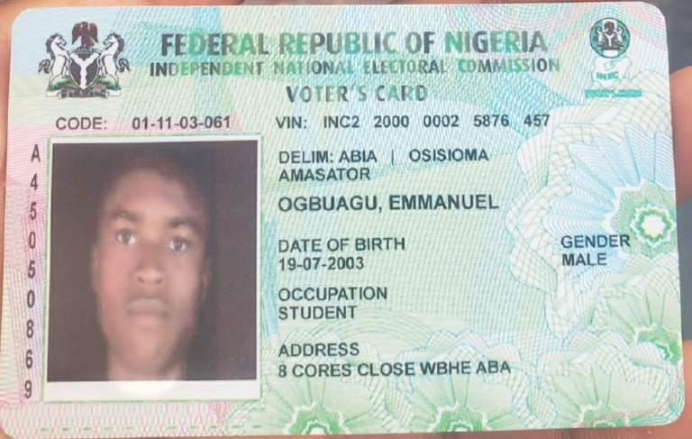 Voters Card Identification | PDF