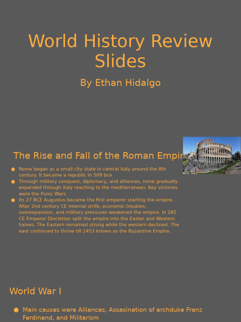 World History Review Project | PDF | French Revolution | Nazi Germany