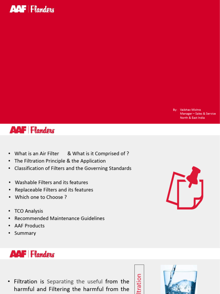 AAF - Pre - Fine Filters | PDF | Filtration | Fibers