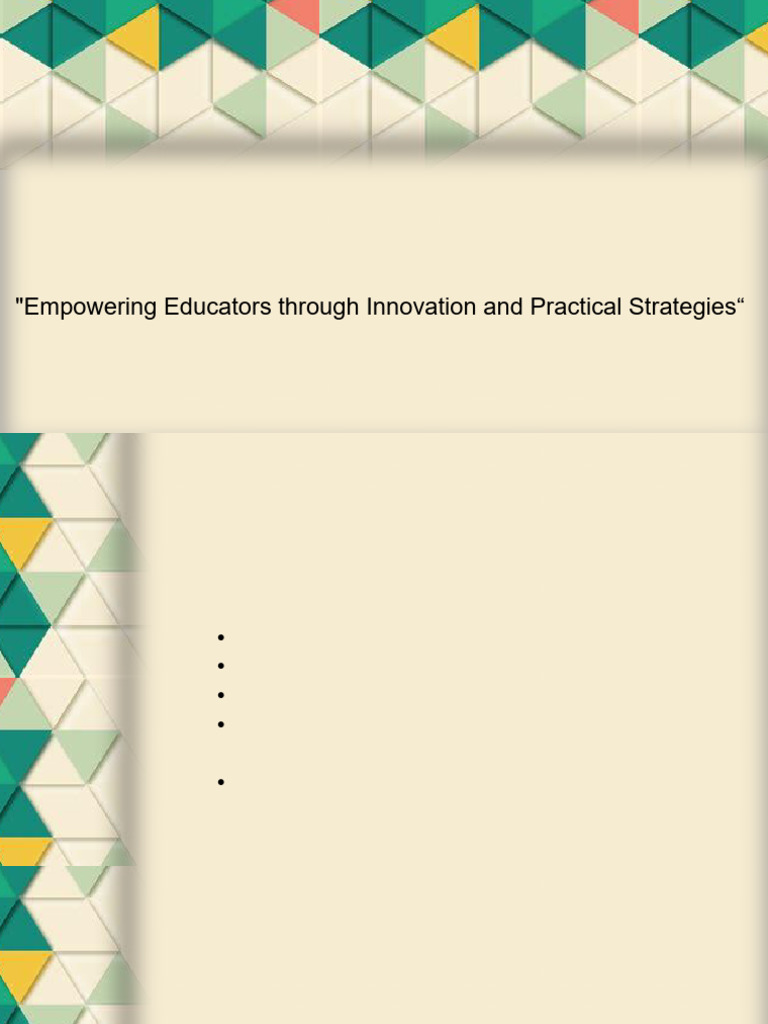 T3CIA The Teacher and The Triangulation of Curriculum, Instruction, and Assessment | PDF