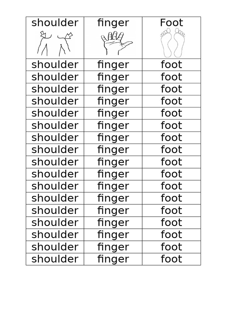 Trace Word Worksheet | PDF