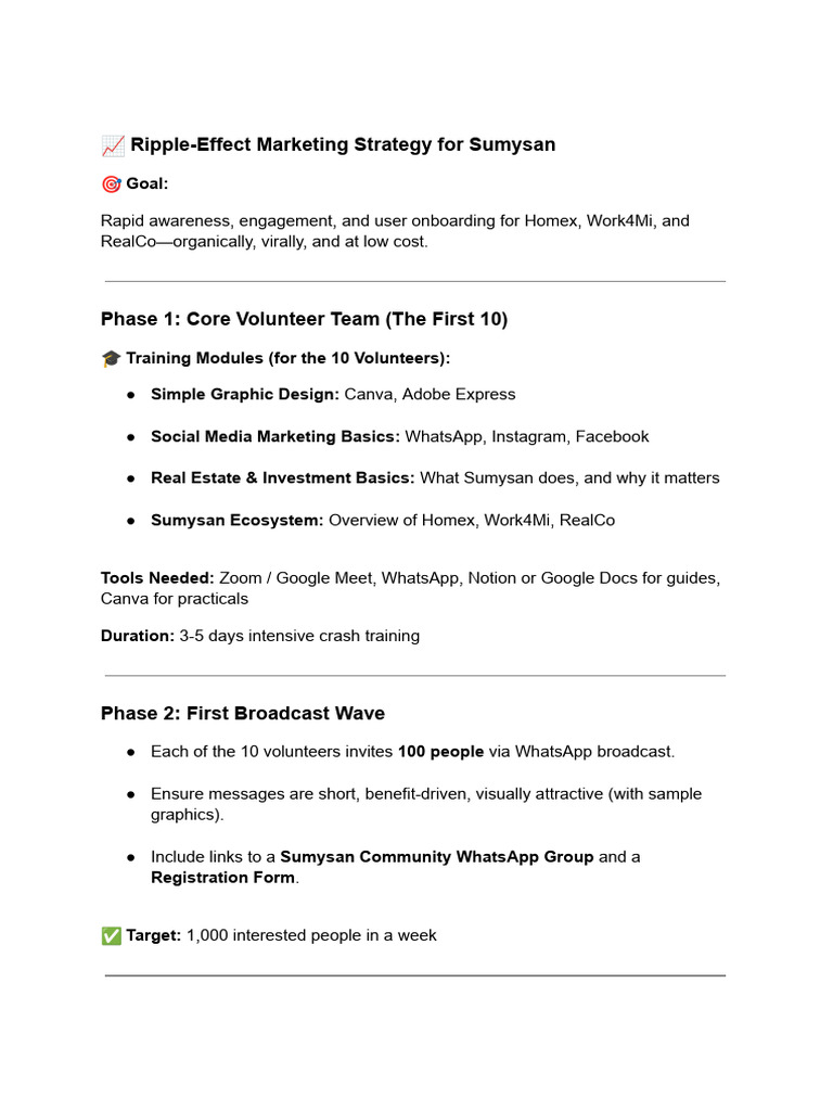 Ripple Effect Marketing | PDF