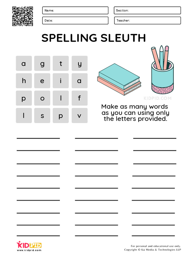 Sleuth-Spelling-Activity-Printable-Worksheets- | PDF