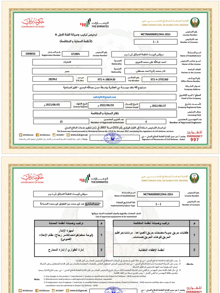 DCD License 2022 2023 | PDF